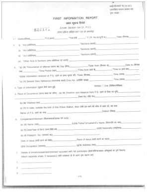 How to Lodge an FIR?