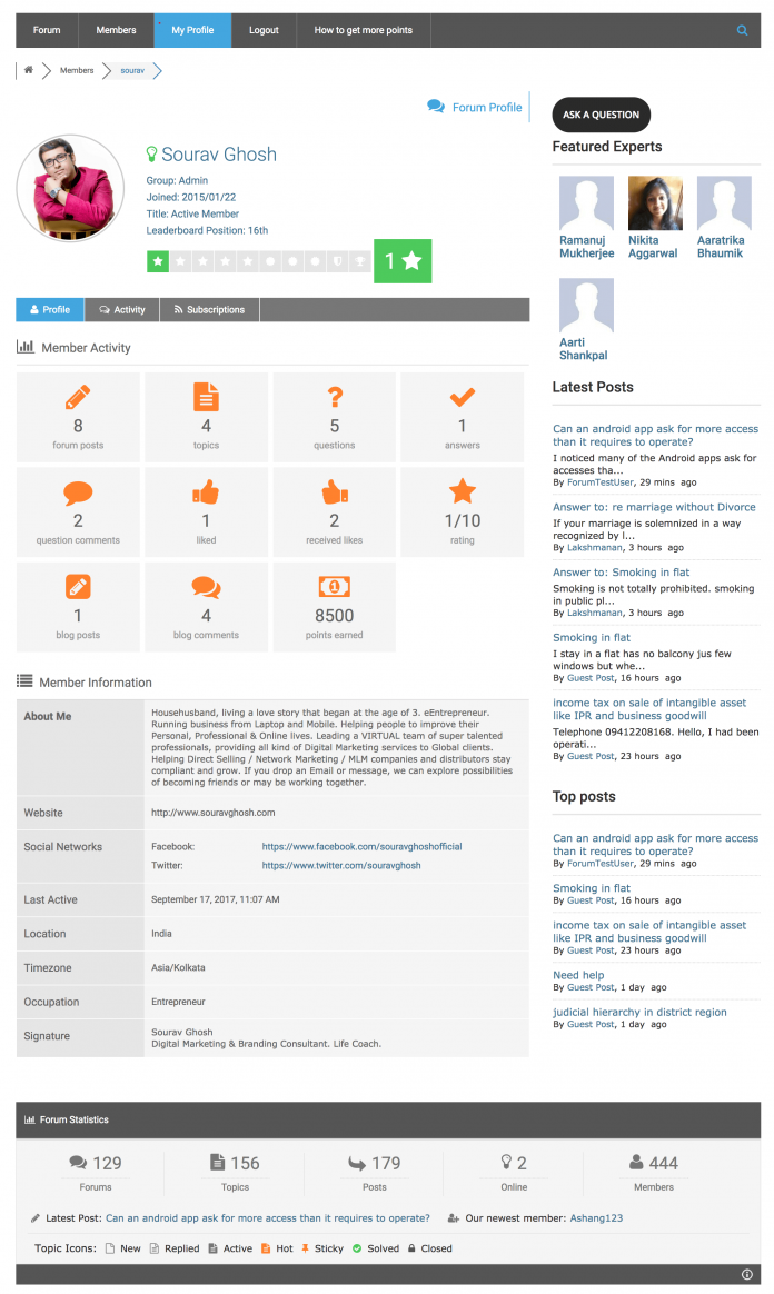 Engage More on iPleaders Blog & Forum to Earn More Points