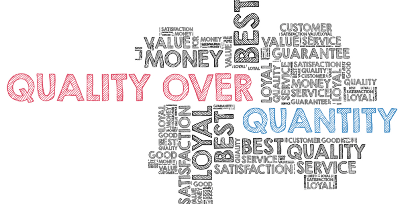 Is quantity a friend or foe of quality? How do I solve this paradox ...