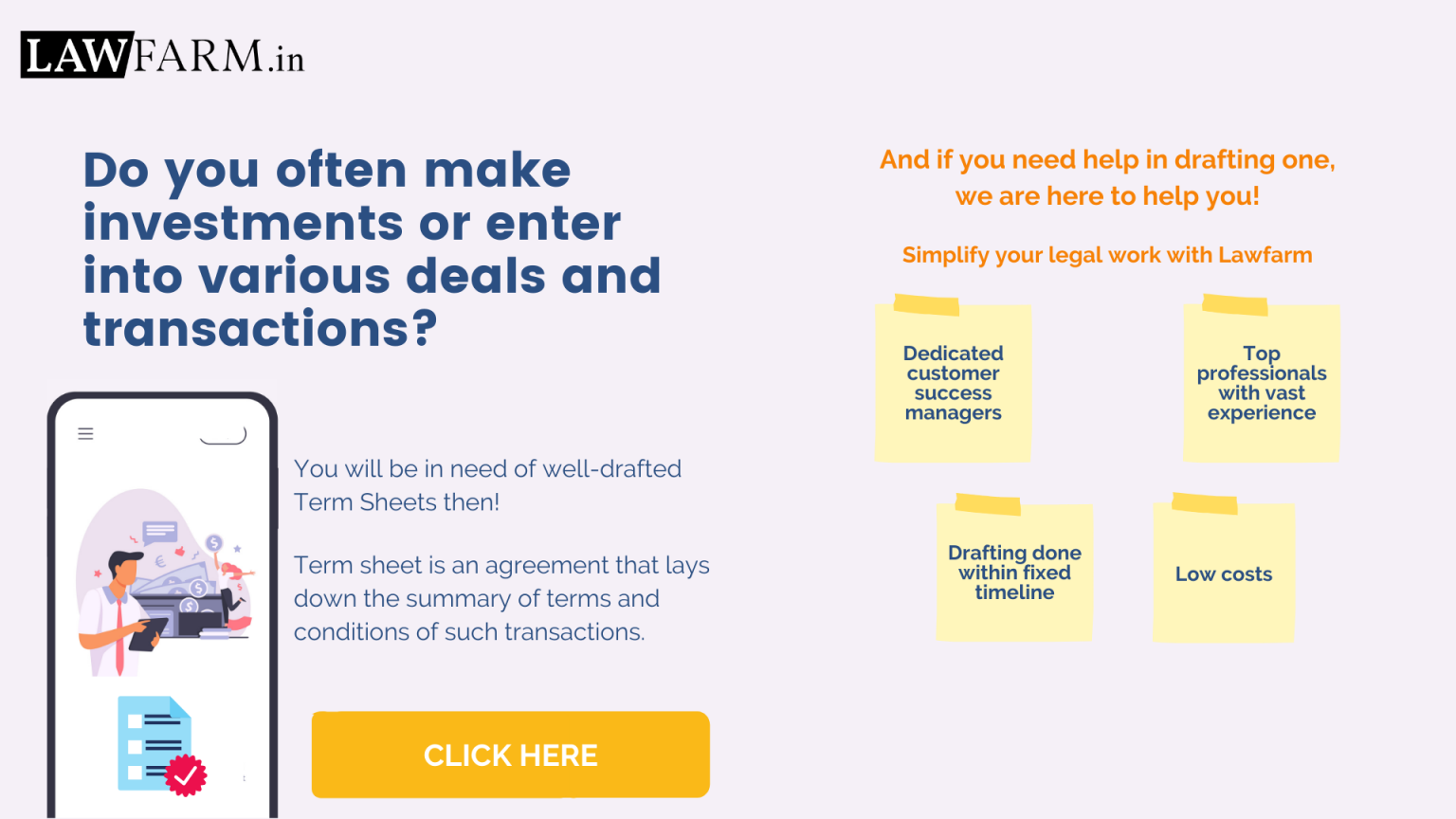 Differences in Equity, CCPS and CCD Term Sheets under different clauses