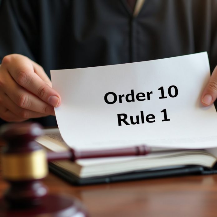 Order 10 of Code of Civil Procedure (CPC) - iPleaders